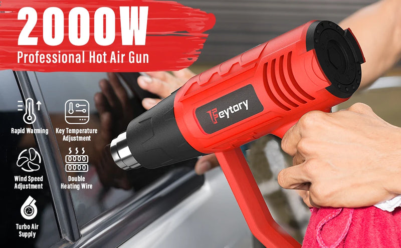 2000W Heat Gun -Temperature Control 300℃ / 600℃