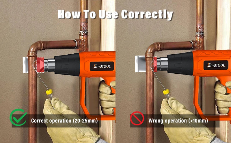 2000W Heat Gun -Temperature Control 300℃ / 600℃