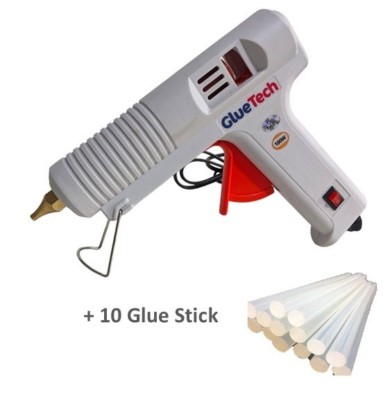 Professional 100W Glue Gun Kit | Fast Heating & Safe – GlueTech